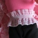 2 Yards Pink Gingham Ruffle Cotton Elastic Trim Size 23 Mm - Etsy