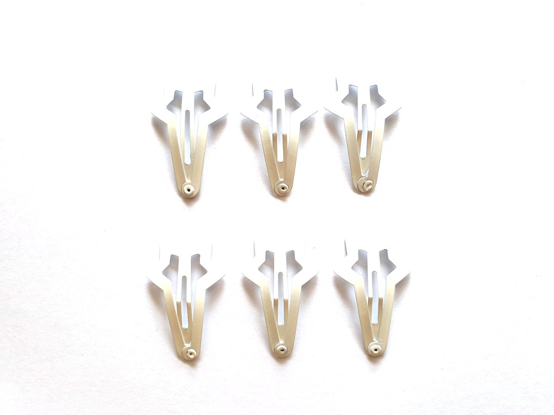 24 Pcs Cute Star Hair Snap Clip Size 40 Mm White Color - Etsy
