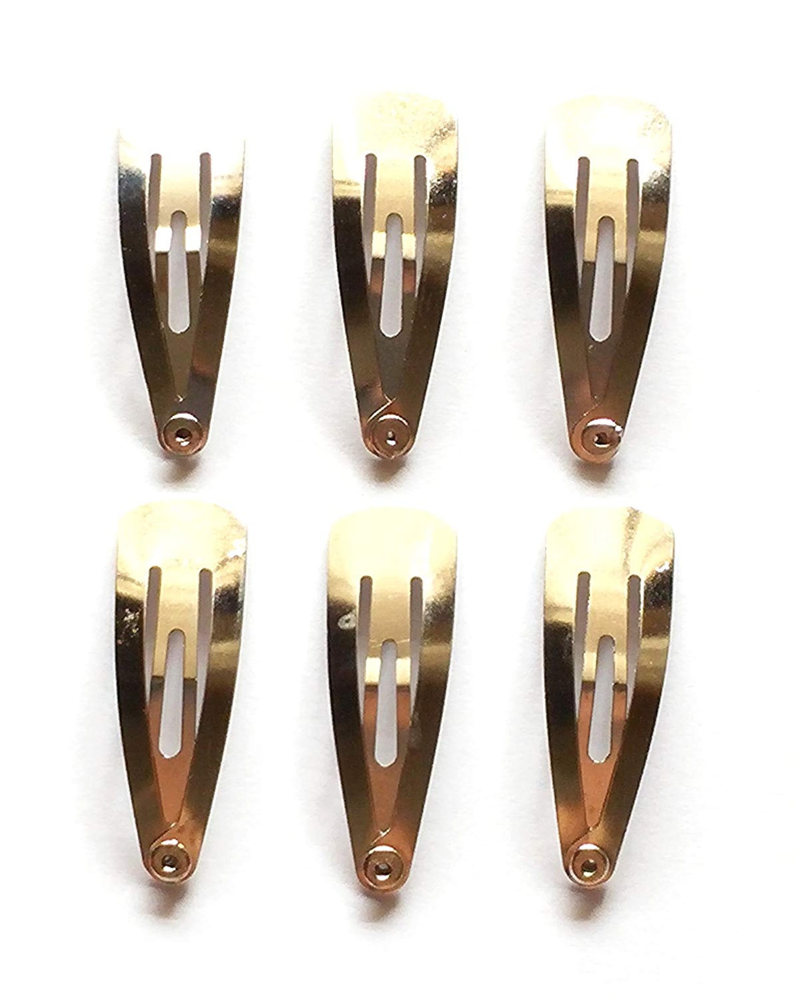 50 Pcs Silver Tone Hair Snap Clips Findings Size 50 Mm | Etsy