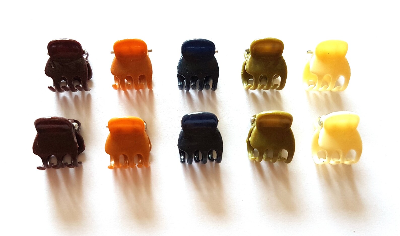 30 Pcs Tiny Hair Claw Clips for Hair Crafts Size 10 Mm White - Etsy