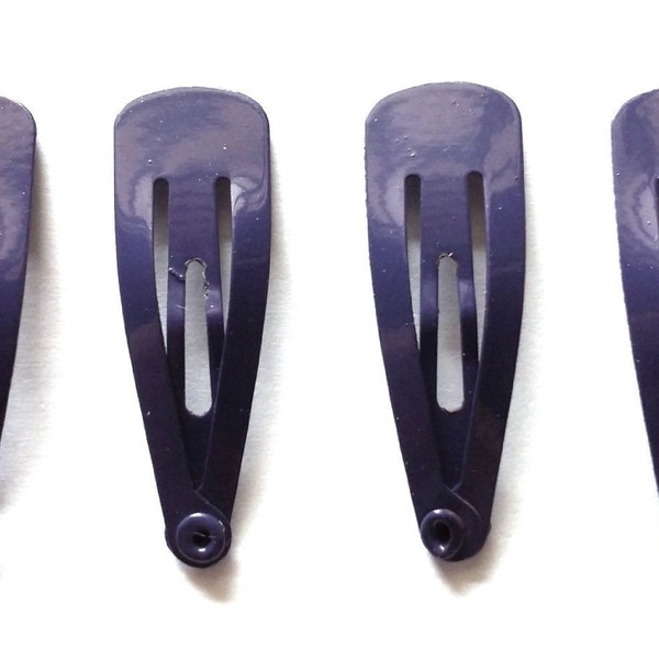 Navy Blue Hair Clip - Etsy