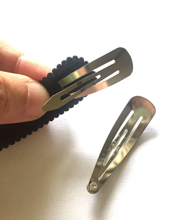 25 Pcs Hot Pink Plain Satin Hair Clip COVERS Size 55 Mm | Etsy