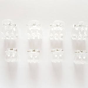 Clear Hair Clip Etsy