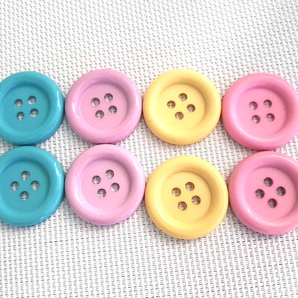 Pastel Buttons - Etsy