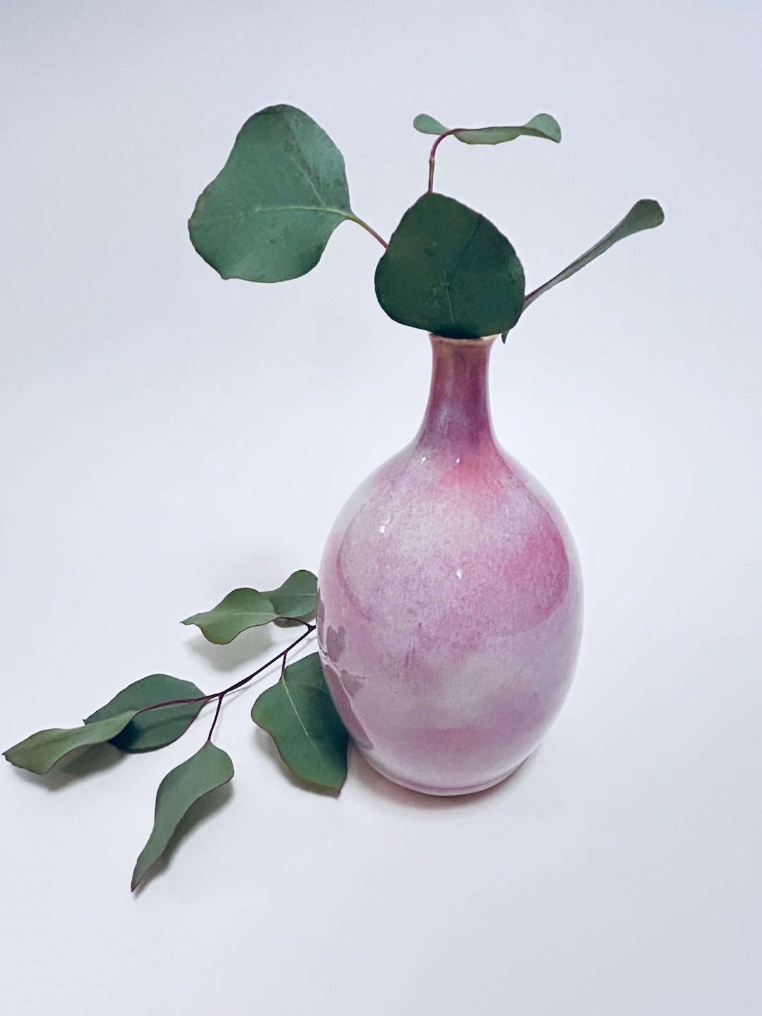 Handmade Bud Vase: Unique Glazed Ceramic Small Vase - Etsy