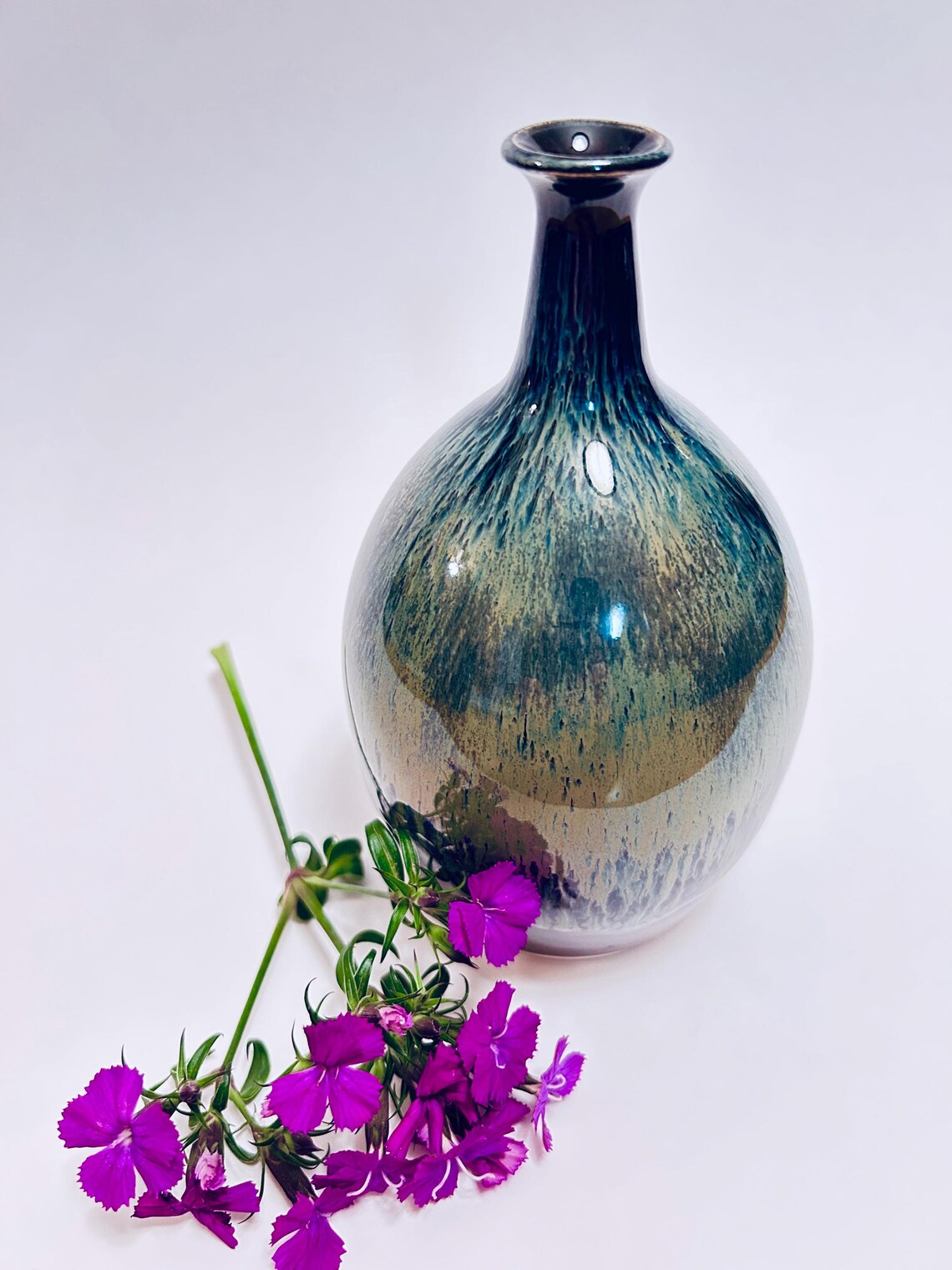 Handmade Bud Vase: Unique Glazed Ceramic Small Vase - Etsy