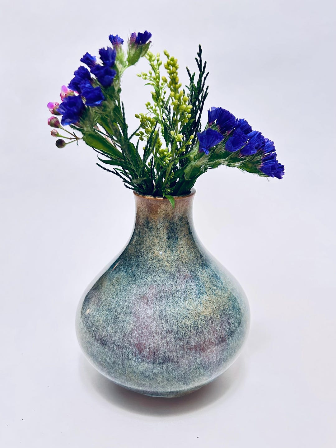 Handmade Bud Vase: Unique Glazed Ceramic Small Vase - Etsy