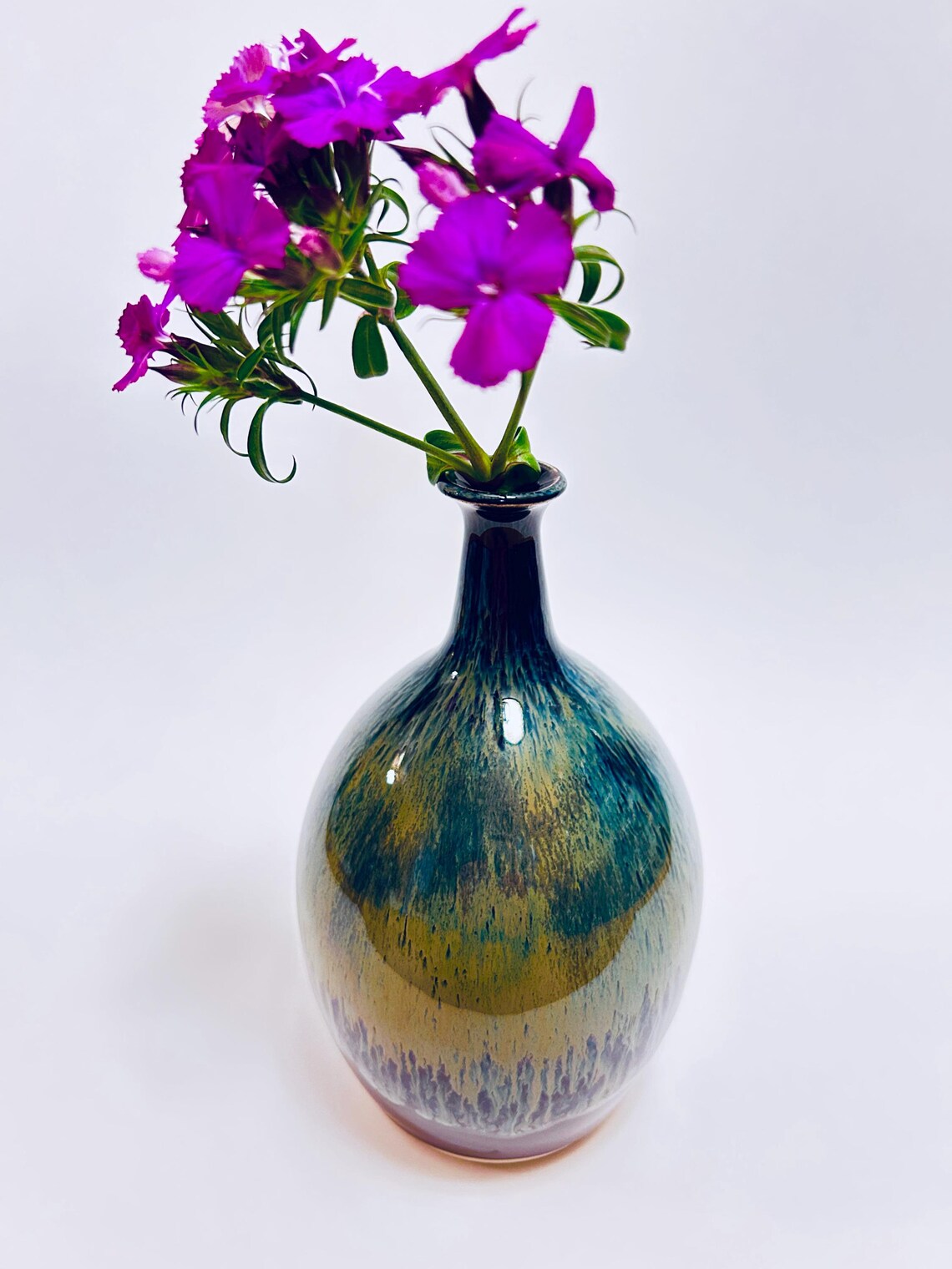 Handmade Bud Vase: Unique Glazed Ceramic Small Vase - Etsy