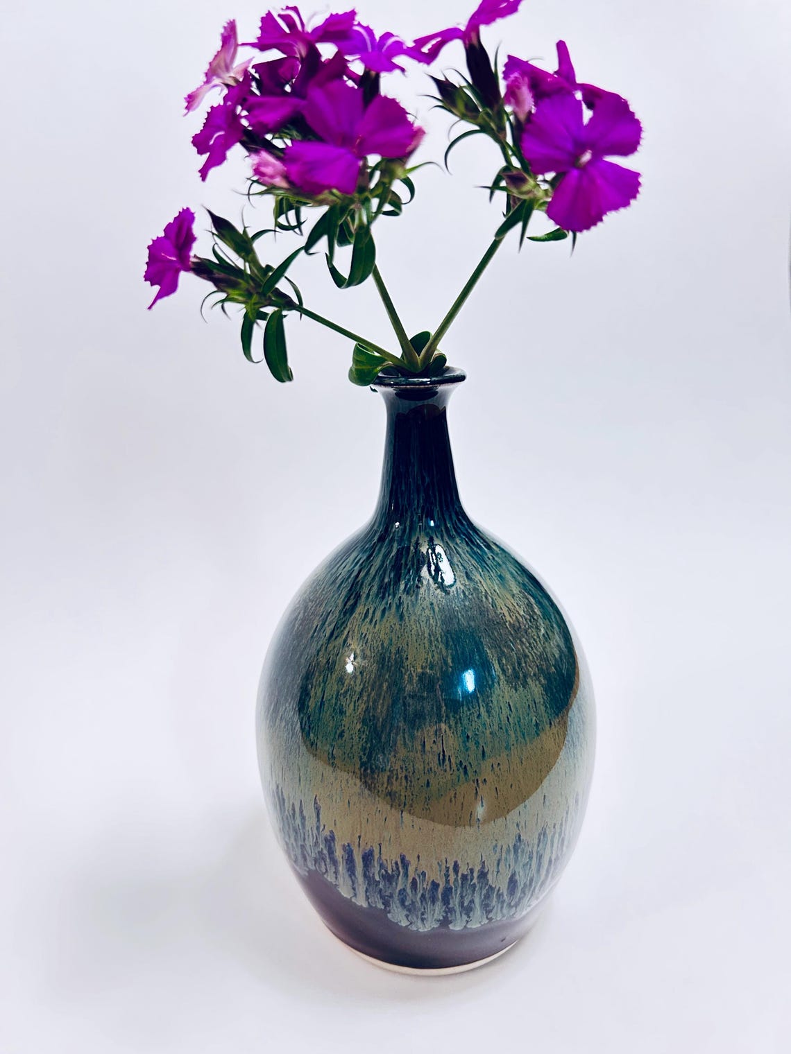 Handmade Bud Vase: Unique Glazed Ceramic Small Vase - Etsy