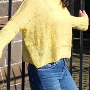 Knitting Pattern - Sunkissed Oversized Sweater X Drop Shoulder Pullover ...