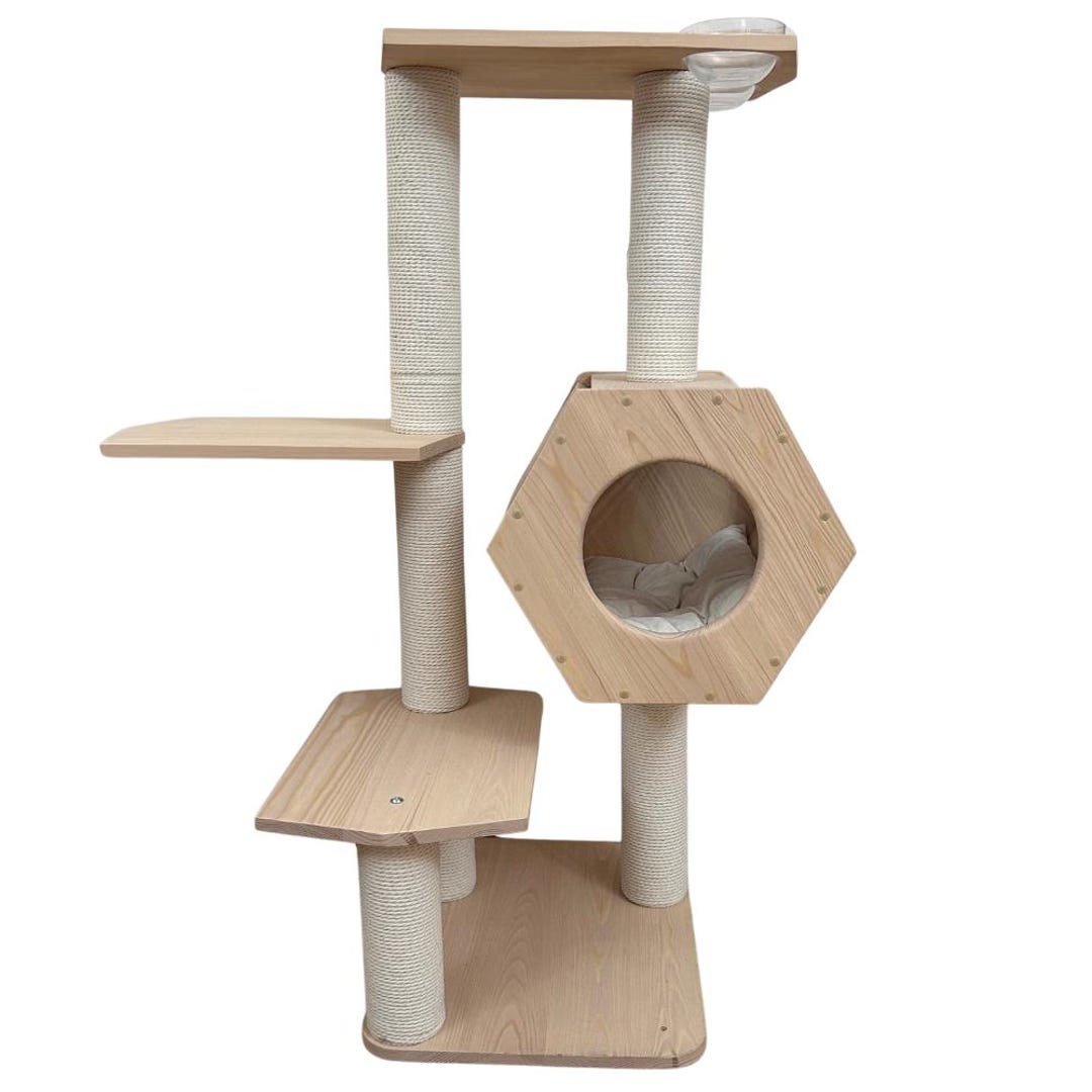 White Cat Tower, Cat Tower, Cat Tree, Cat Scratching Post, Cat Tree ...