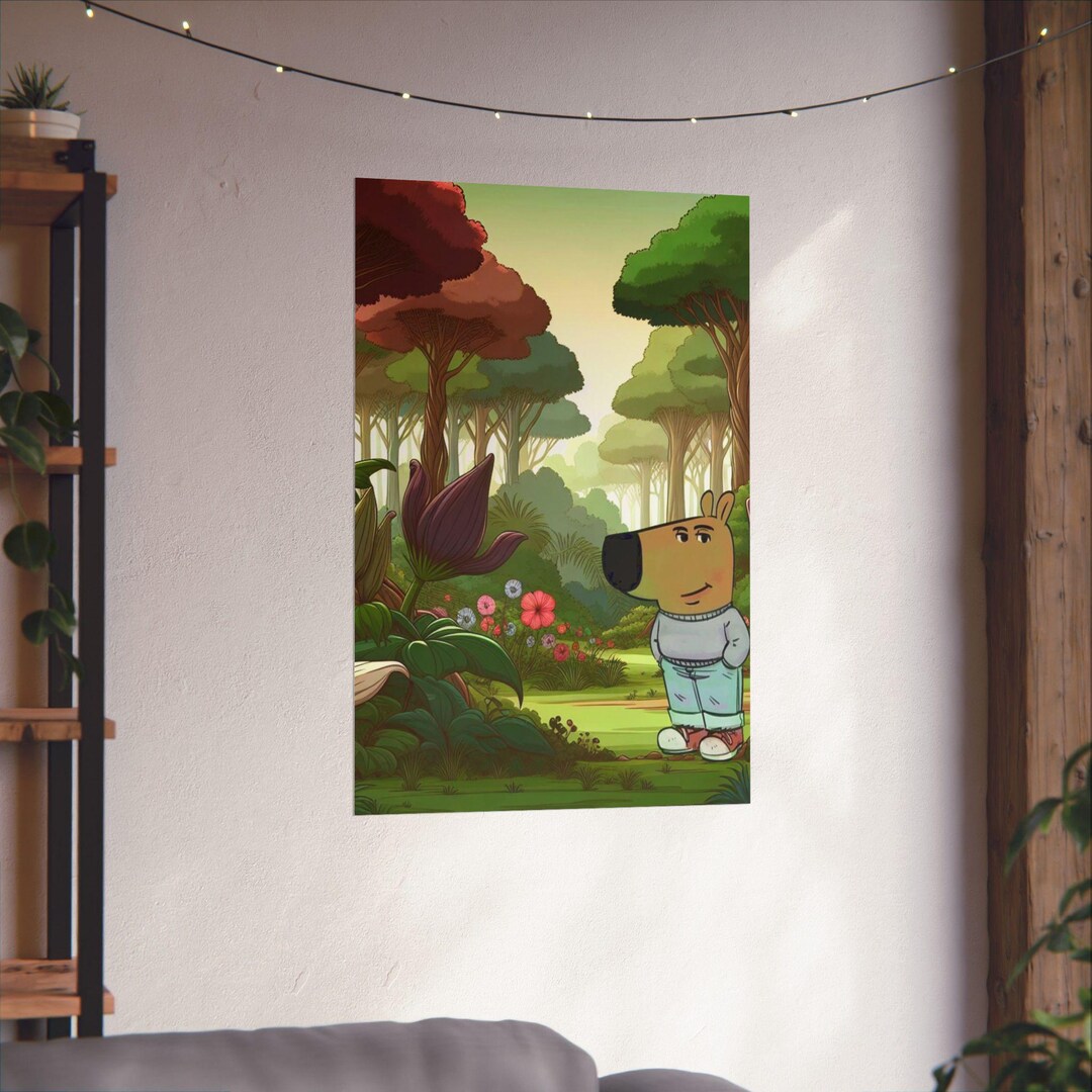 Chill Guy Meme Poster, Matte Vertical Wall Art, Funny Dorm Decor ...