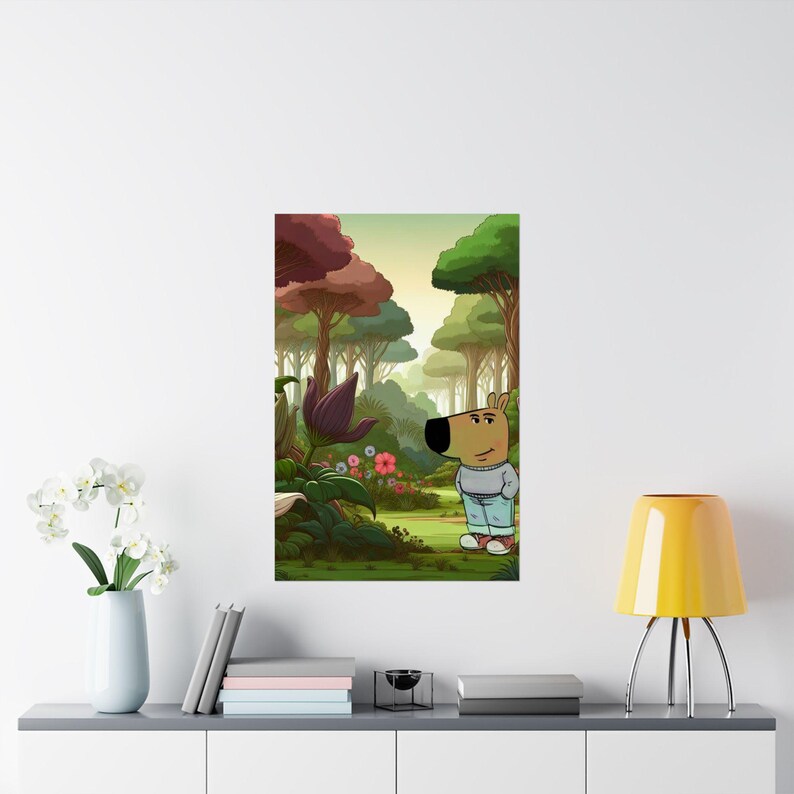 Chill Guy Meme Poster, Matte Vertical Wall Art, Funny Dorm Decor ...