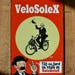Vintage Tintin Metal Sign Retro French Velosolex Ad Poster Bicycle ...