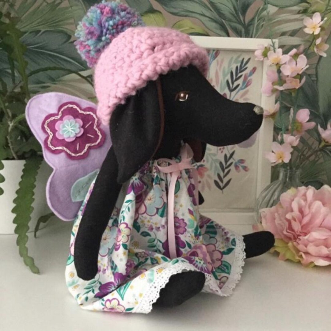 Dachshund, Fairy Doll, Stuffed Toy,handmade Doll, Dachshund Toy,soft ...