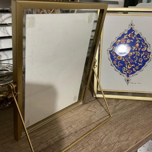 Traditional Turkish Motifs,illumination Art,hand Painted,framed Decor ...