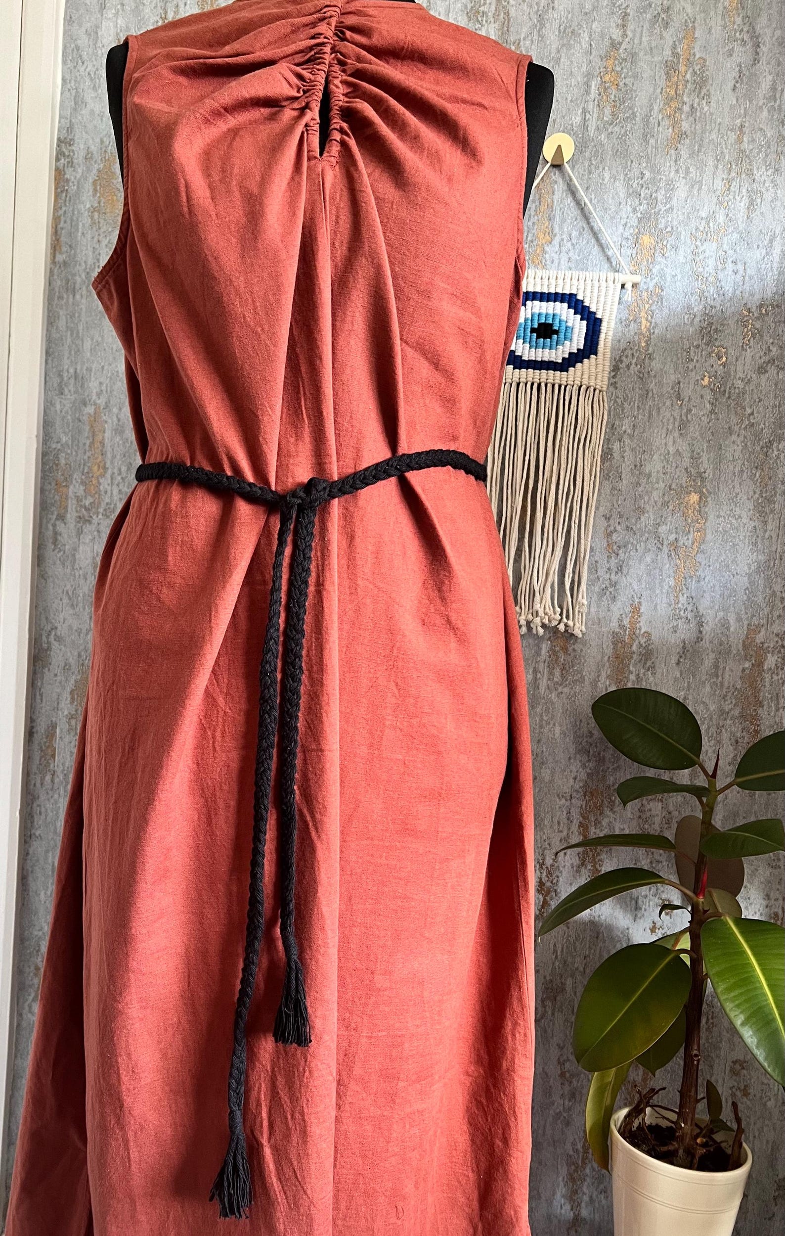 Braided Waist Belt, Thin Braided Rope Belt, Braided Macrame Belt, Boho ...