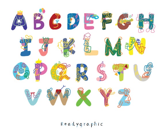 Prom Clipart Fonts - Etsy