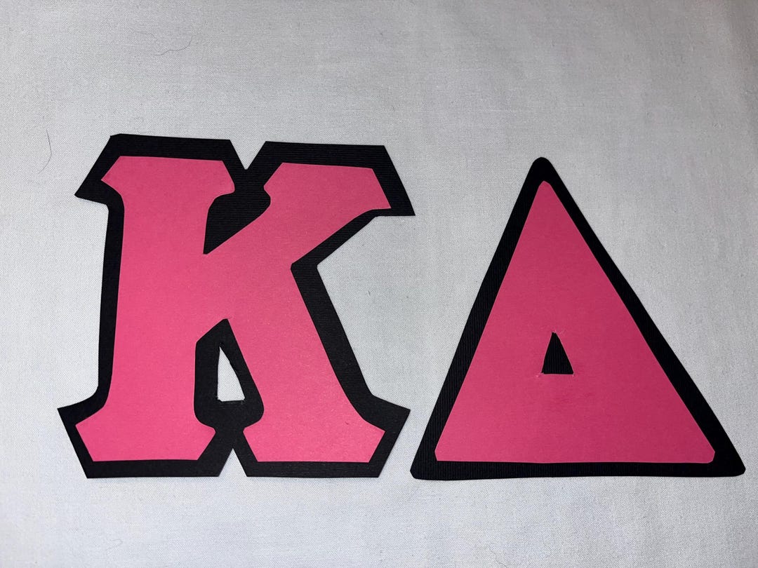 Kappa Delta Sorority Large Greek Letter Template 5 1/4 Inch Instant ...