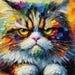Rainbow Cat – Grumpy, Gorgeous, and Gloriously Colorful! | AI Art ...