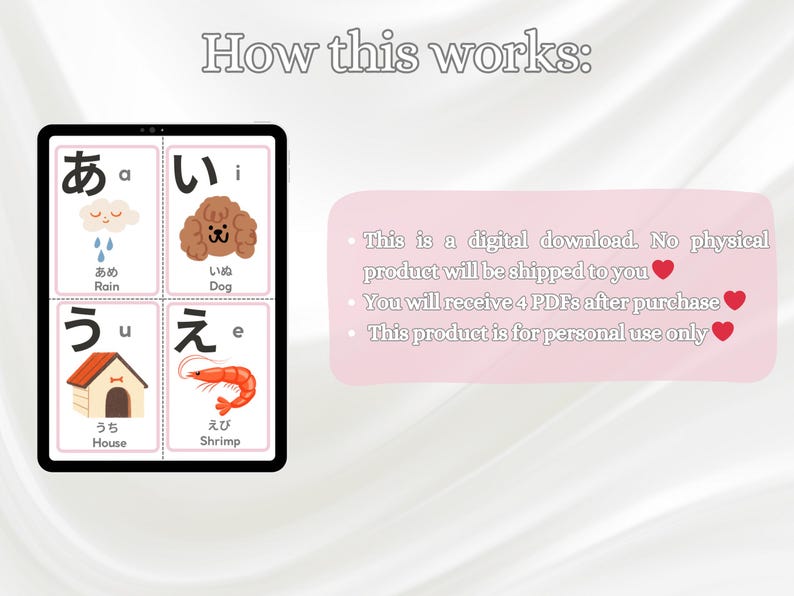 Japanese Hiragana and Katakana Flashcards, Printable Flashcards ...