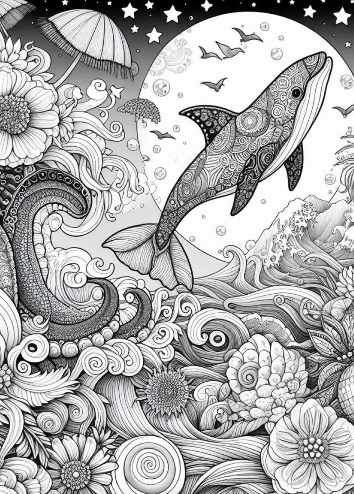Enchanted Gardens and Creatures: Coloring Book With Fun, Easy, and ...