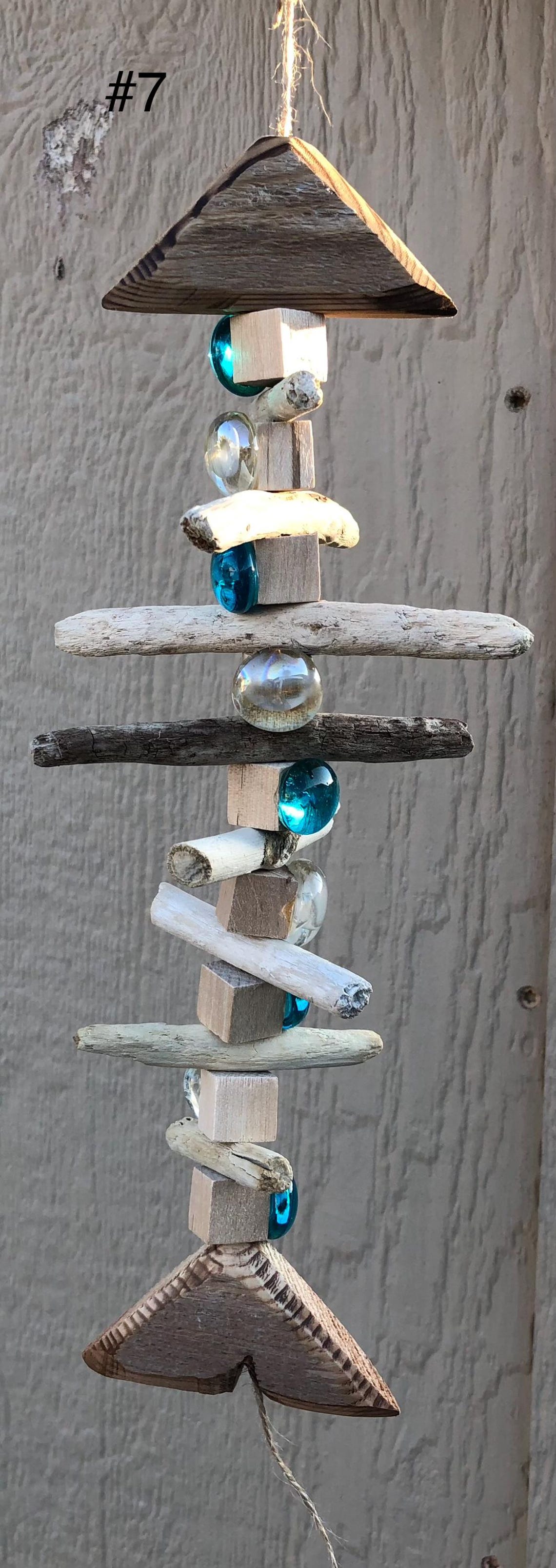 Driftwood Fish Bone Mobile - Etsy