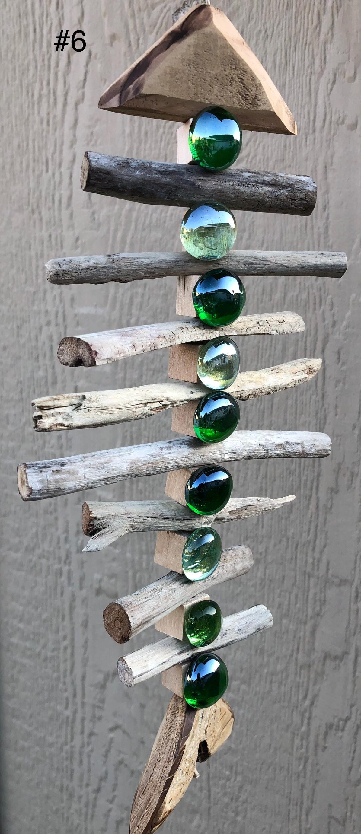 Driftwood Fish Bone Mobile - Etsy