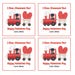 Personalized Valentine, Train Valentines Day Card, Custom Valentines ...