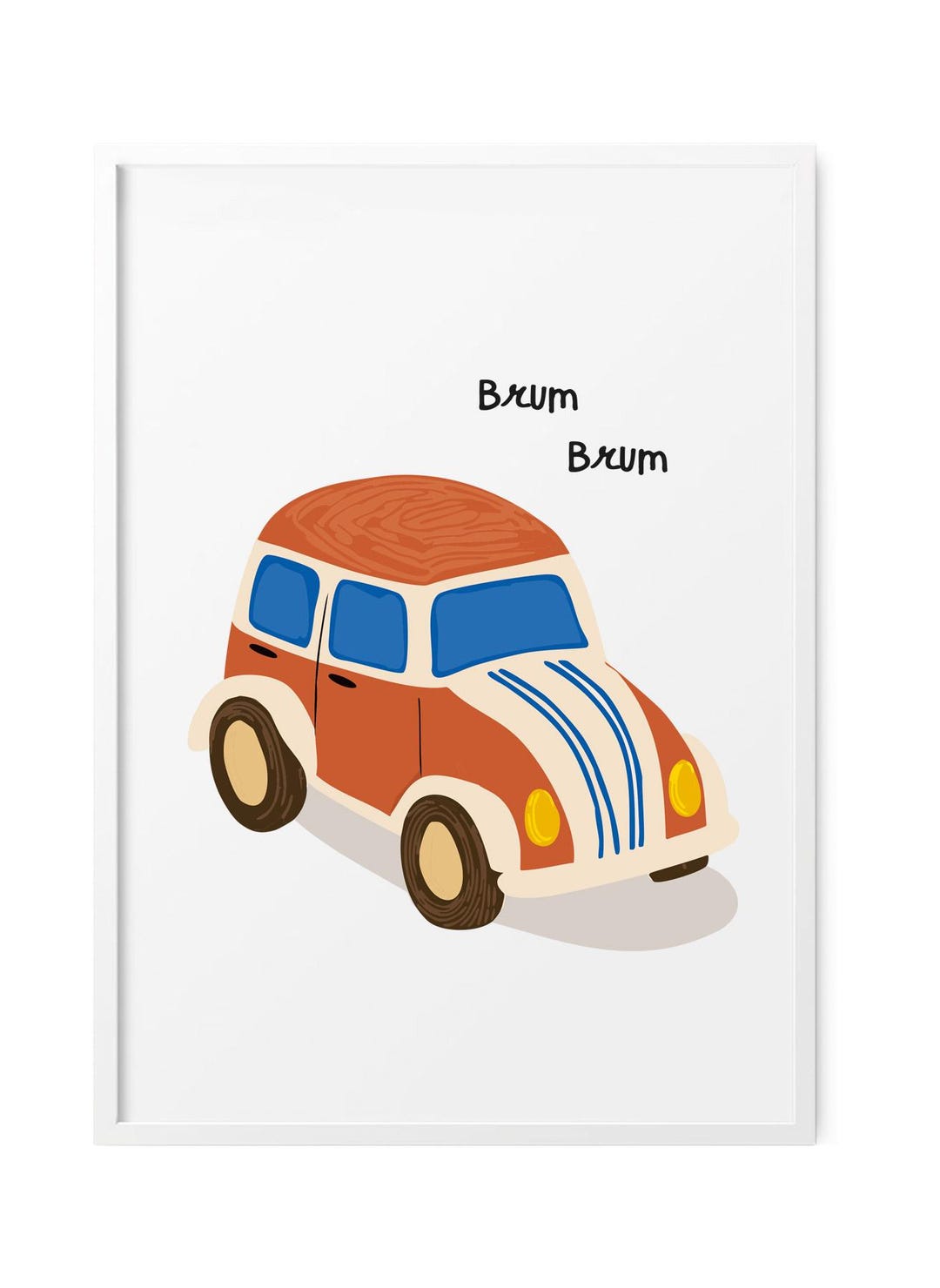 Poster Car A4 A3 Poster Car Poster Living Room A4 A3 Print Car Wall ...
