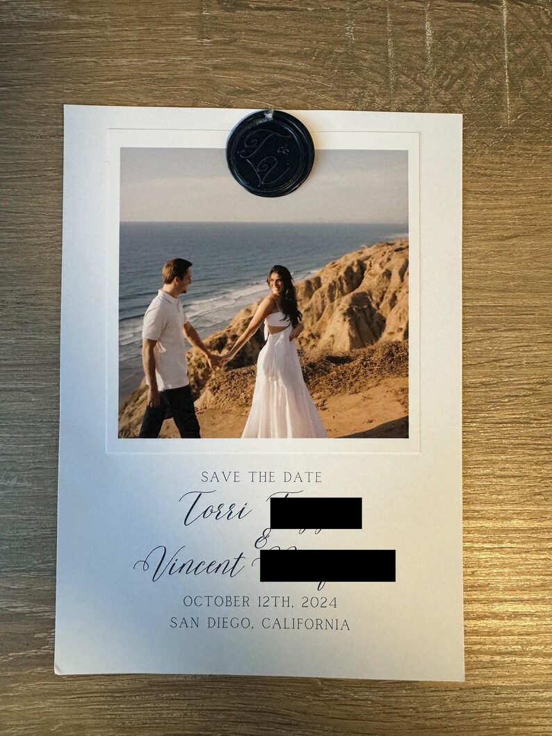 Retro Photo Save the Date Template – Editable Canva Design - Etsy