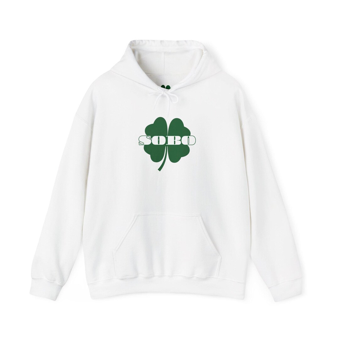 SOBO Hoodie, Unisex Heavy Blend Sweatshirt With Shamrock Design, Casual ...