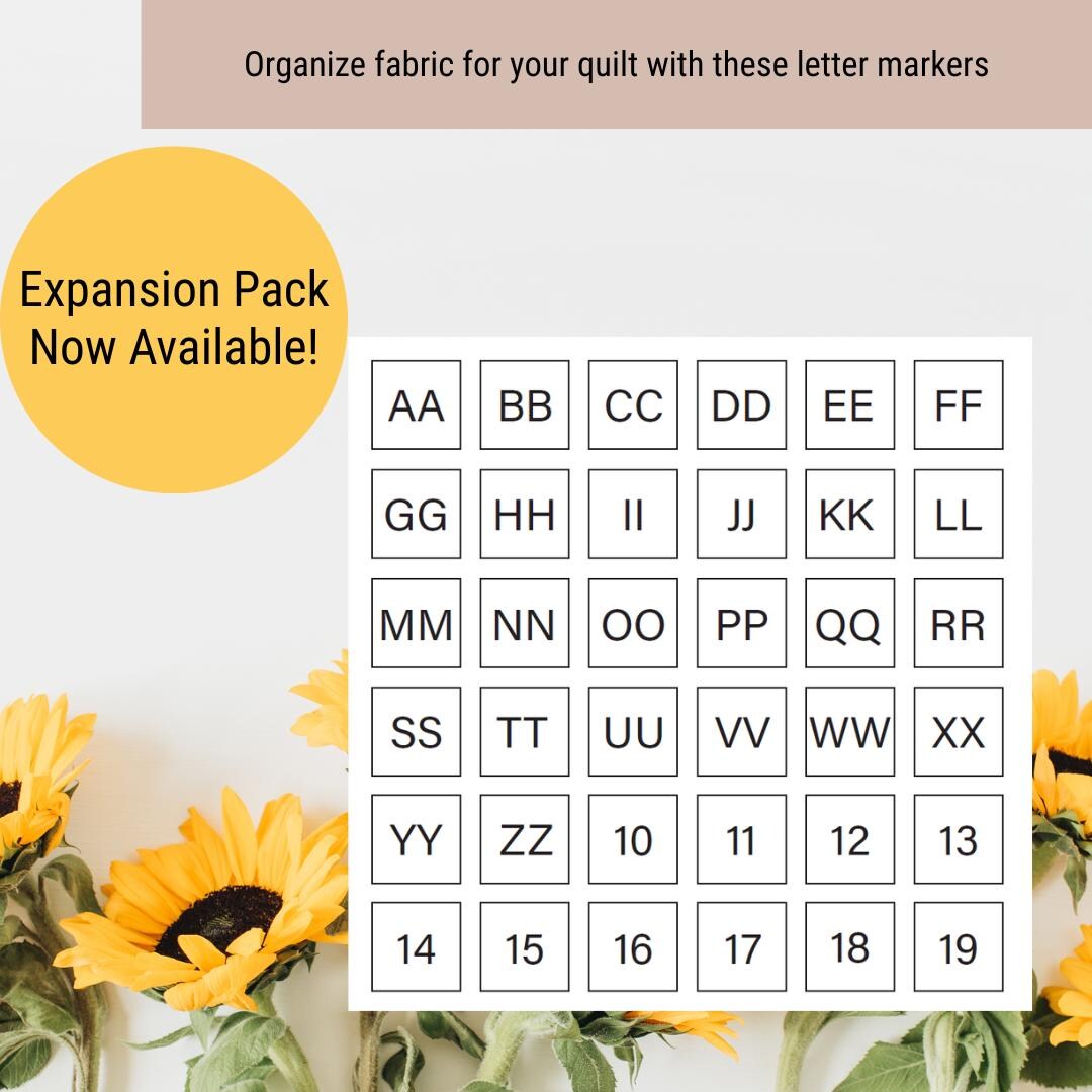 Quilt Marking Printable Expansion Pack (instant Printable PDF) for ...