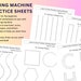 Sewing Machine Practice Sheets for Beginners, Learn to Sew Printable ...