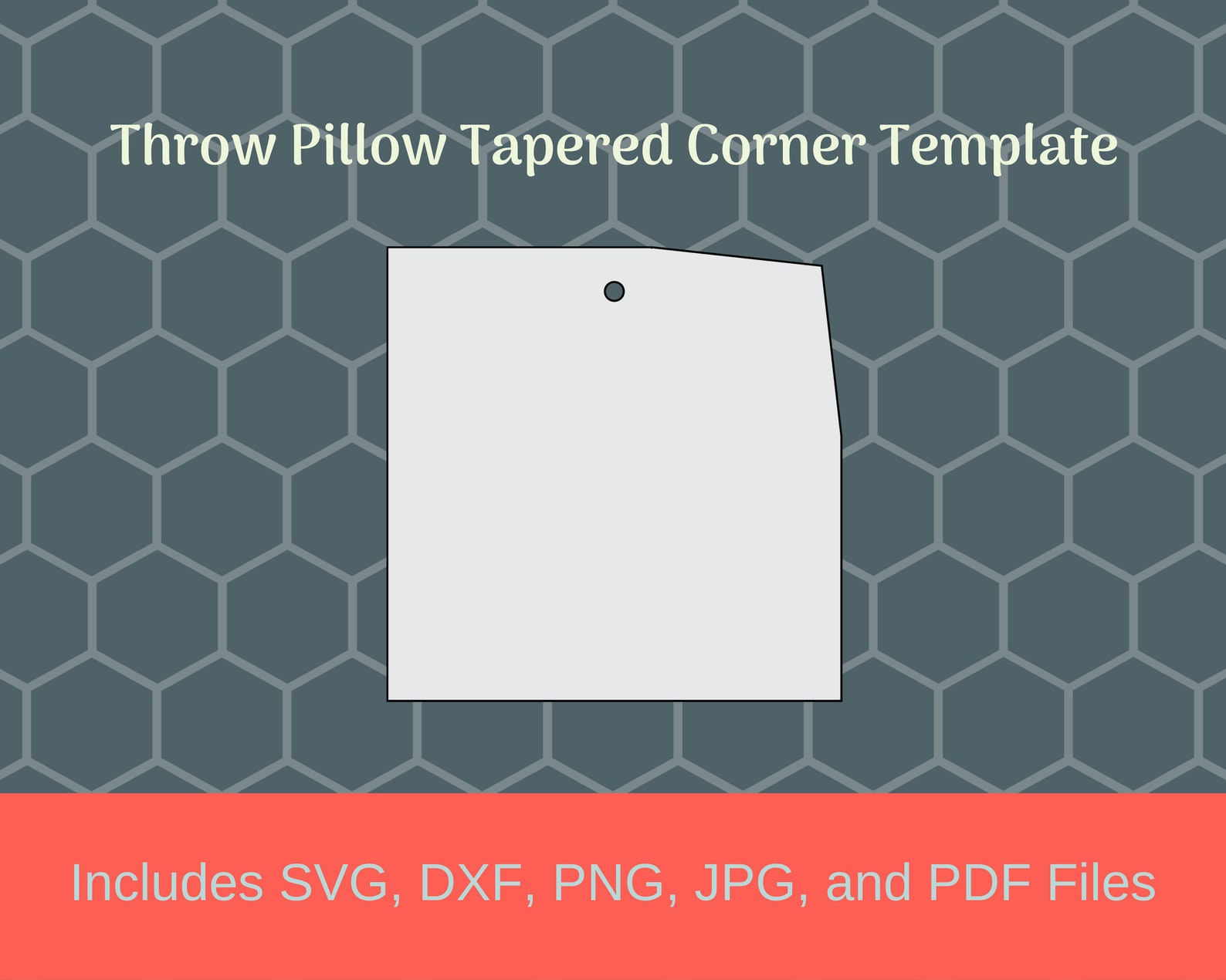 Tapered Corner Pillow Template Digital Download (SVG, DFX, PDF+) - Etsy