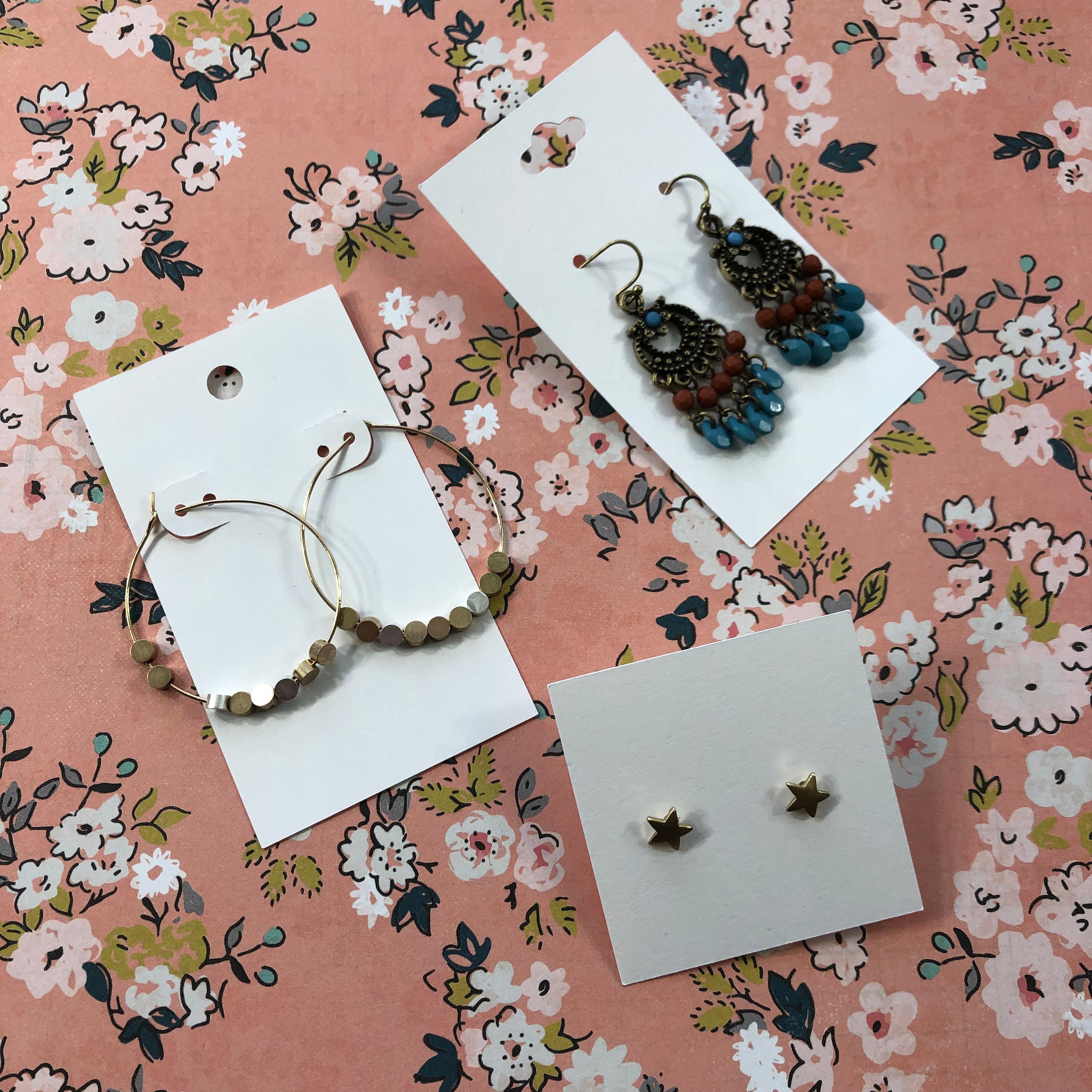 Rectangle and Square Earring Cards SVG File in 8 Different Styles (also ...