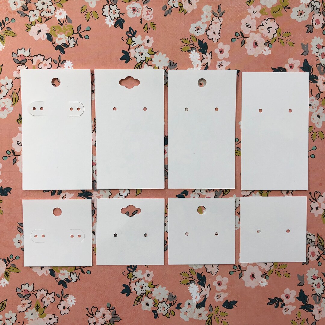 Rectangle and Square Earring Cards SVG File in 8 Different Styles (also ...