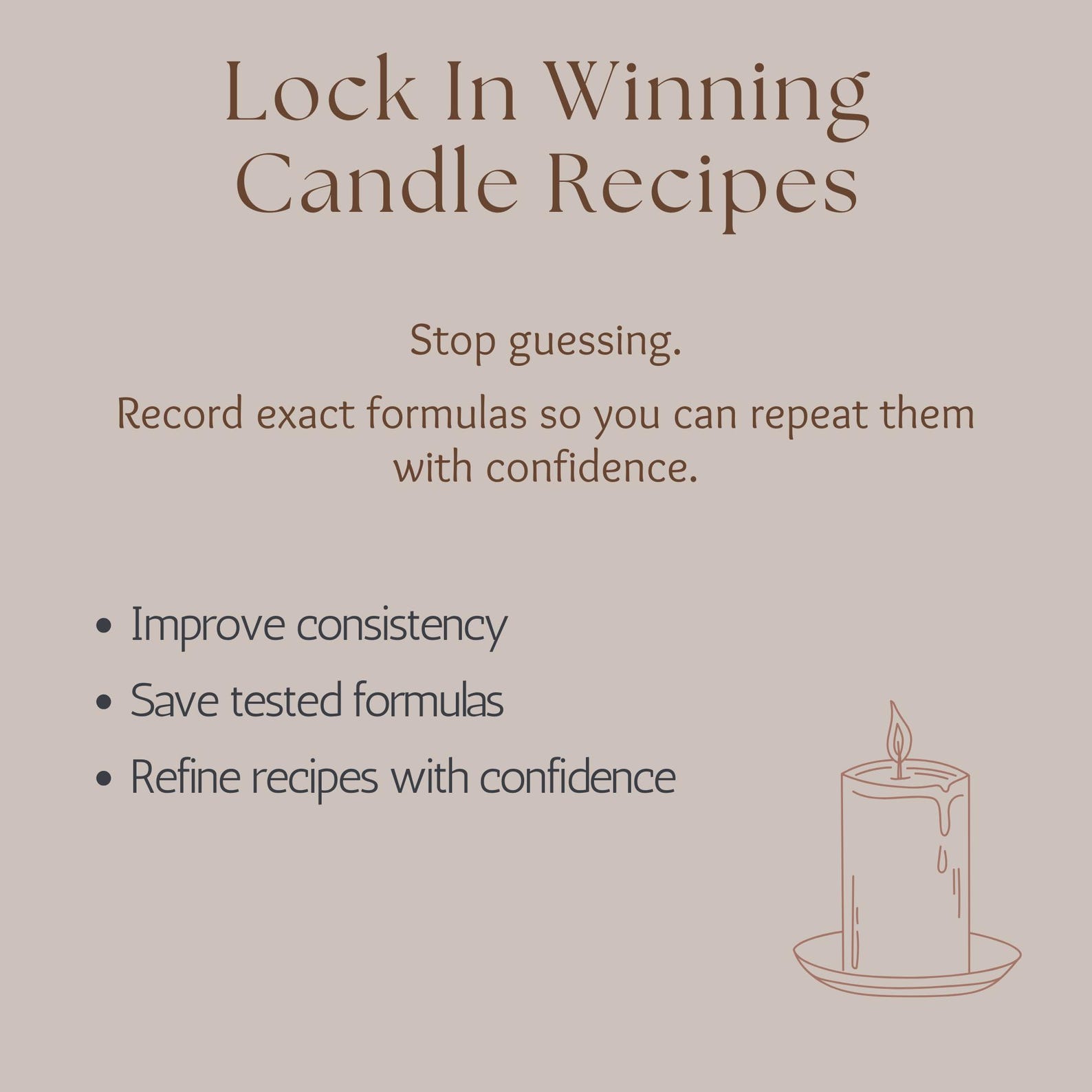 Candle Recipe Log PDF | Printable & Fillable | Candle Making Formula ...