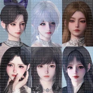 Love and Deepspace Face Settings | 200+ MC Custom Faces | Main ...