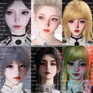 Love and Deepspace Face Settings | 200+ MC Custom Faces | Main ...