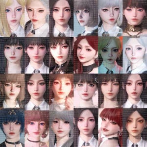 Love and Deepspace Face Settings | 200+ MC Custom Faces | Main ...