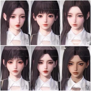 Love and Deepspace Face Settings | 200+ MC Custom Faces | Main ...