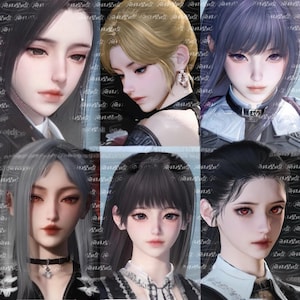 Love and Deepspace Face Settings | 200+ MC Custom Faces | Main ...