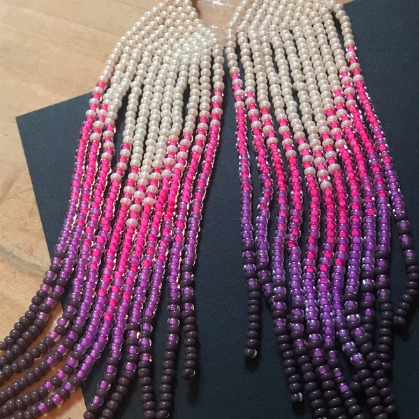 Beadwork Earrings - Etsy