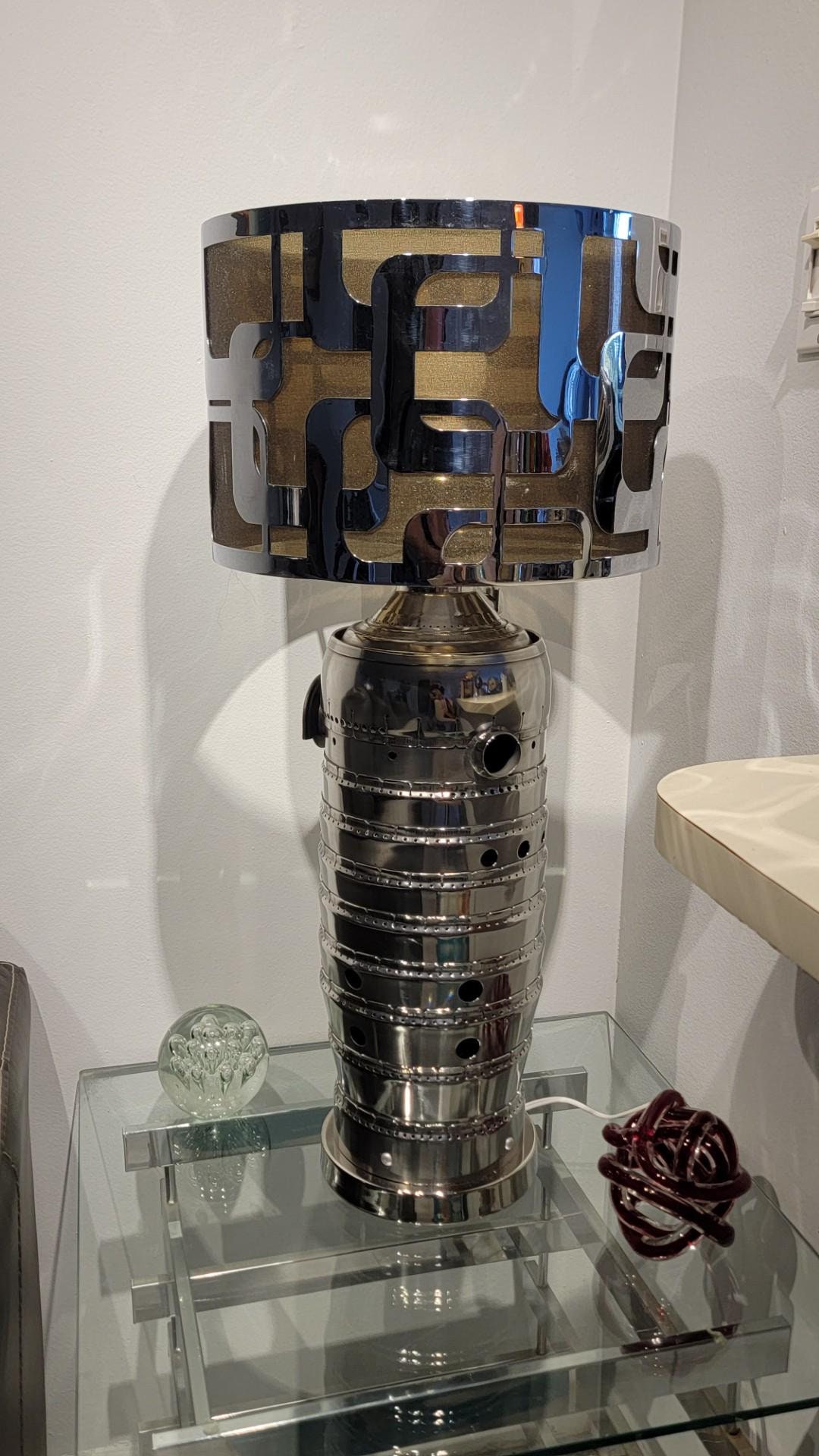 1 Pratt & Whitney Combustion Chamber Table Lamp - JT8D Jet Engine/// - Etsy
