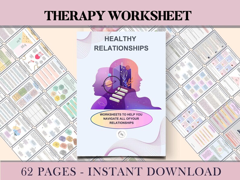 Healthy Vs Unhealthy Relationships Therapy Worksheet - Etsy