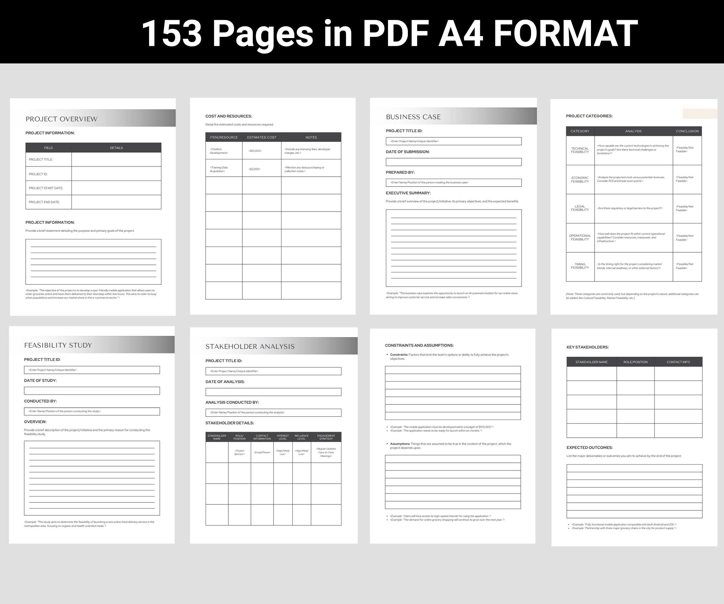The Ultimate Project Planner, Digital Planner, PDF Planner, Gift for ...