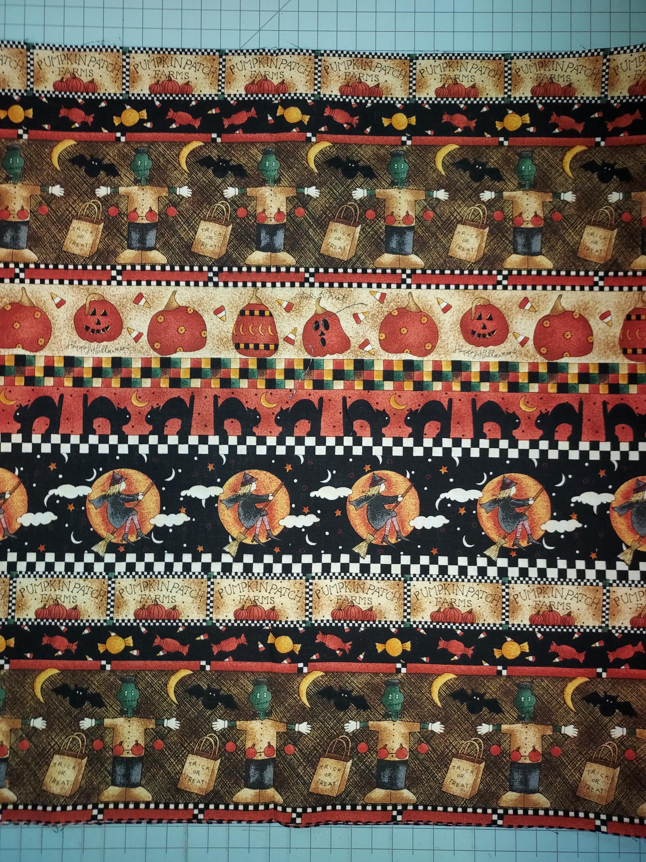 80"w X 19"h Debbie Mumm Halloween Fabric. Mumm's the Word. Witches ...