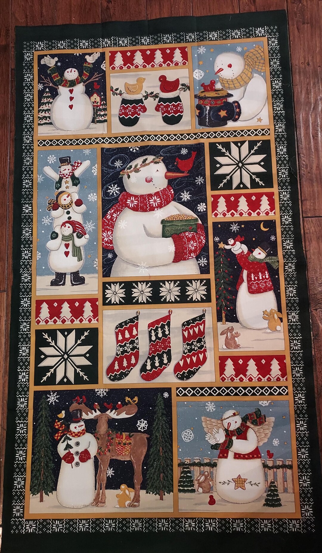 Warm & Wooly Winter by Deb Strain for Moda Fabrics. Snowman Winter ...