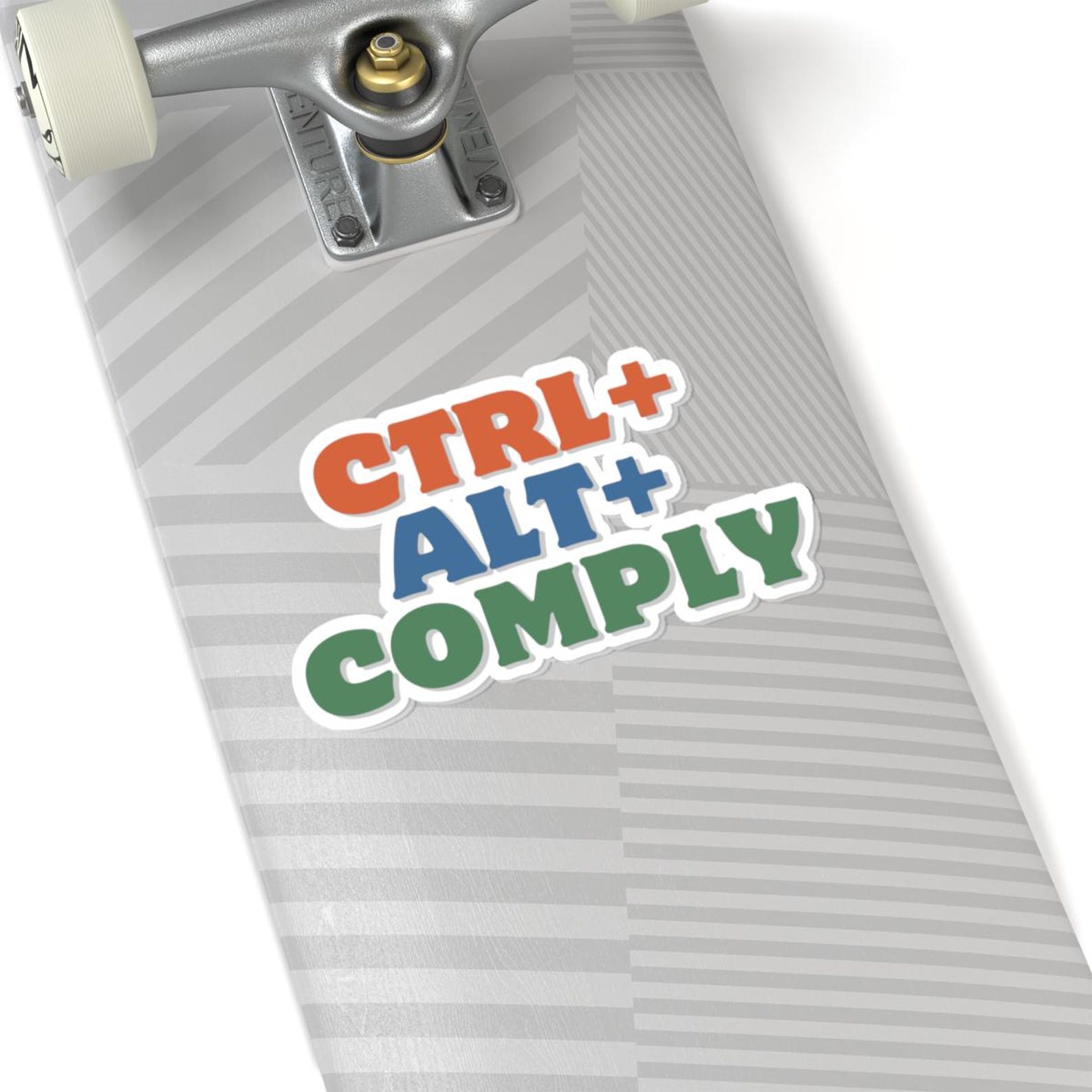 CTRL + ALT + COMPLY Sticker for Laptops, Bottles and More | Compliance ...
